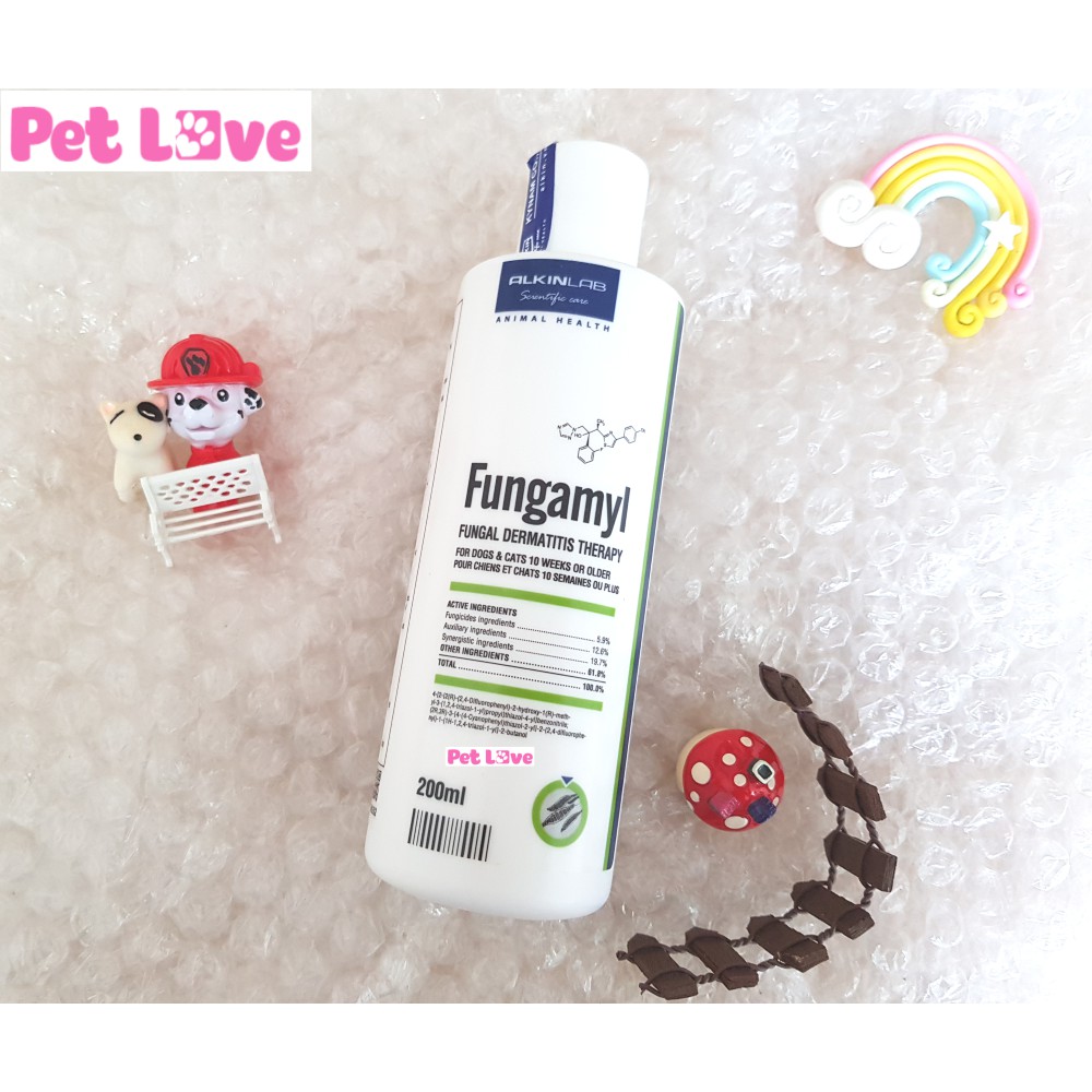 Sữa tắm Fungamyl diệt nấm gàu chó mèo (Alkin, Anh Quốc) | Shopee Việt Nam