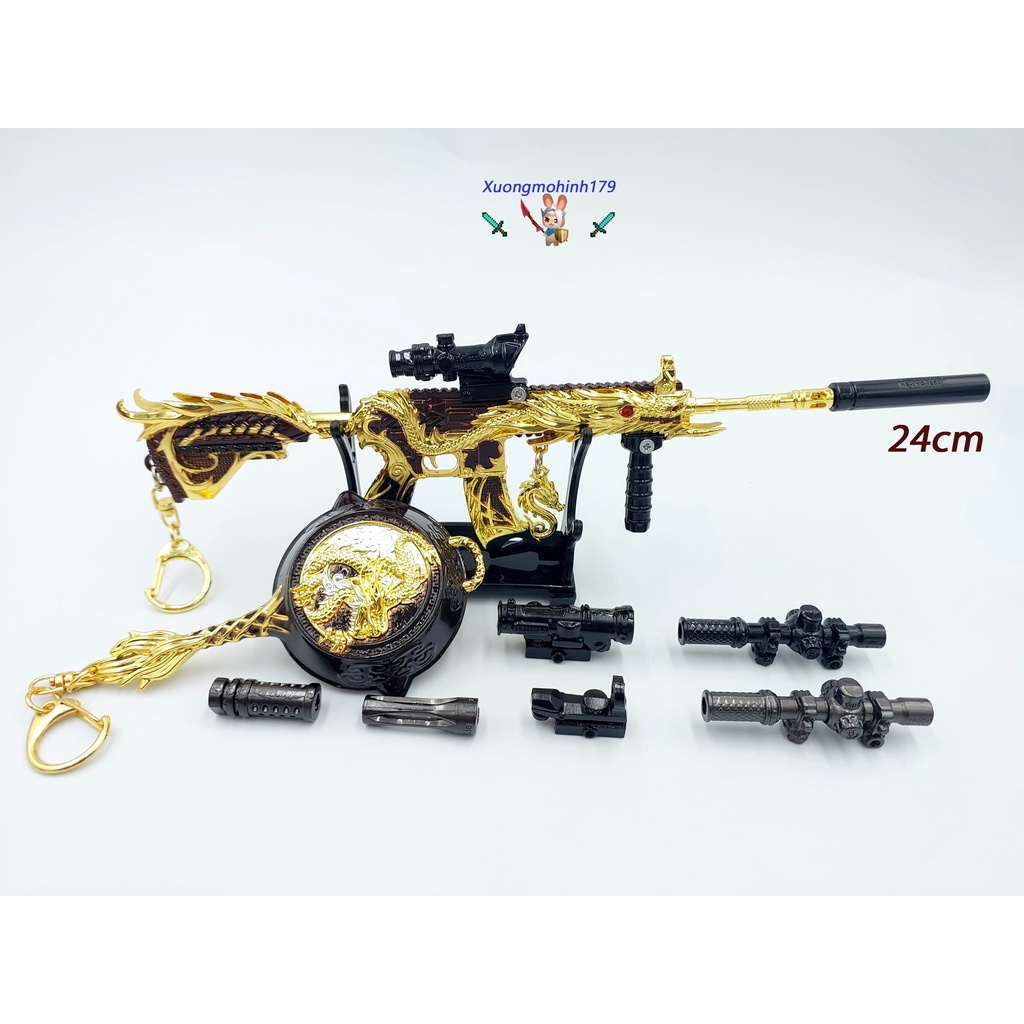 Mô hình trưng bày - Set súng M416 Golden Dragon Pubg CBB3 | Shopee Việt Nam