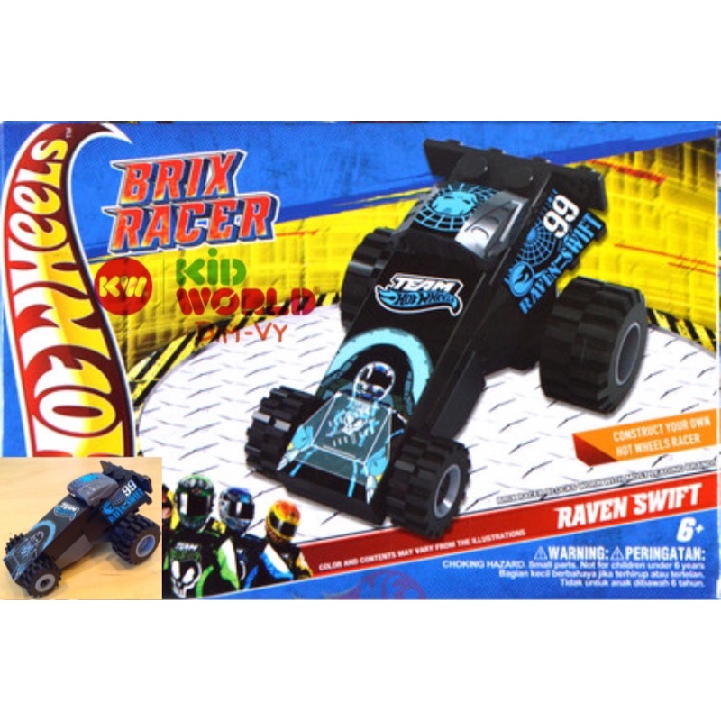 Xe mô hình Hot Wheels lắp ráp Mini Brix Racer Emco 8981. | Shopee Việt Nam