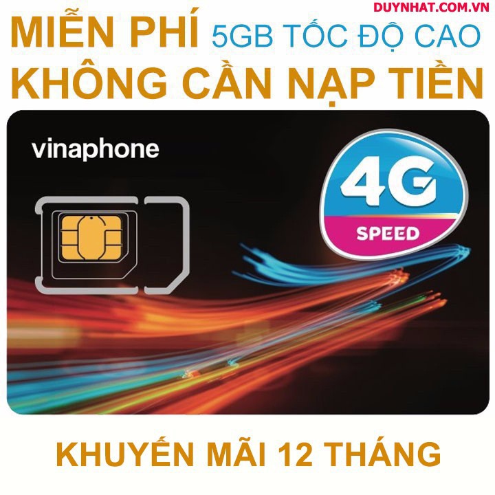 [ TRỌN GÓI 1 NĂM ] Sim Dcom VINA Tốc Độ 4G Khuyến Mãi 5GB/Tháng Truy ...