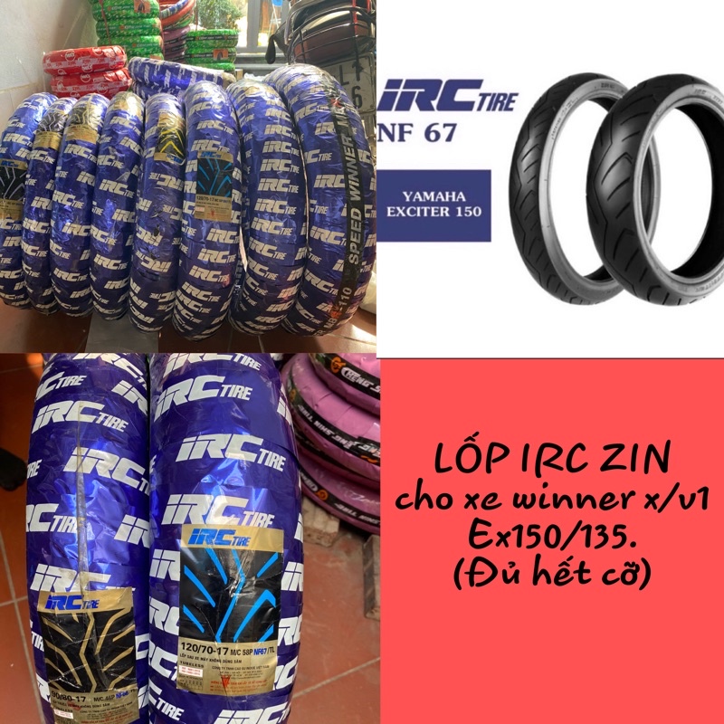 Vỏ lốp xe exciter 150 ex 135 winner x 150 v1 v2 v3 155 trước sau zin ...