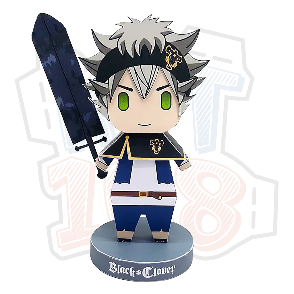 Mô hình giấy Anime Chibi Asta – Black Clover | Shopee Việt Nam