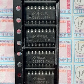 DS26C31TM DS26C31TMX/NOPB 26C31 DS26C31TMX IC giao tiếp RS-422 SOP-16 ...