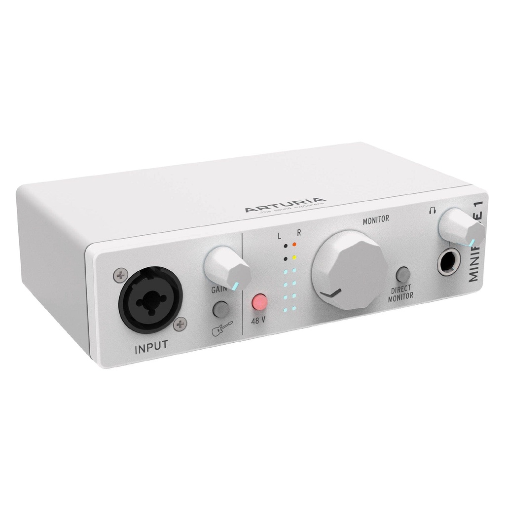 Arturia Mini Fuse 1 - Màu trắng - Soundcard thu âm, livestream chất ...
