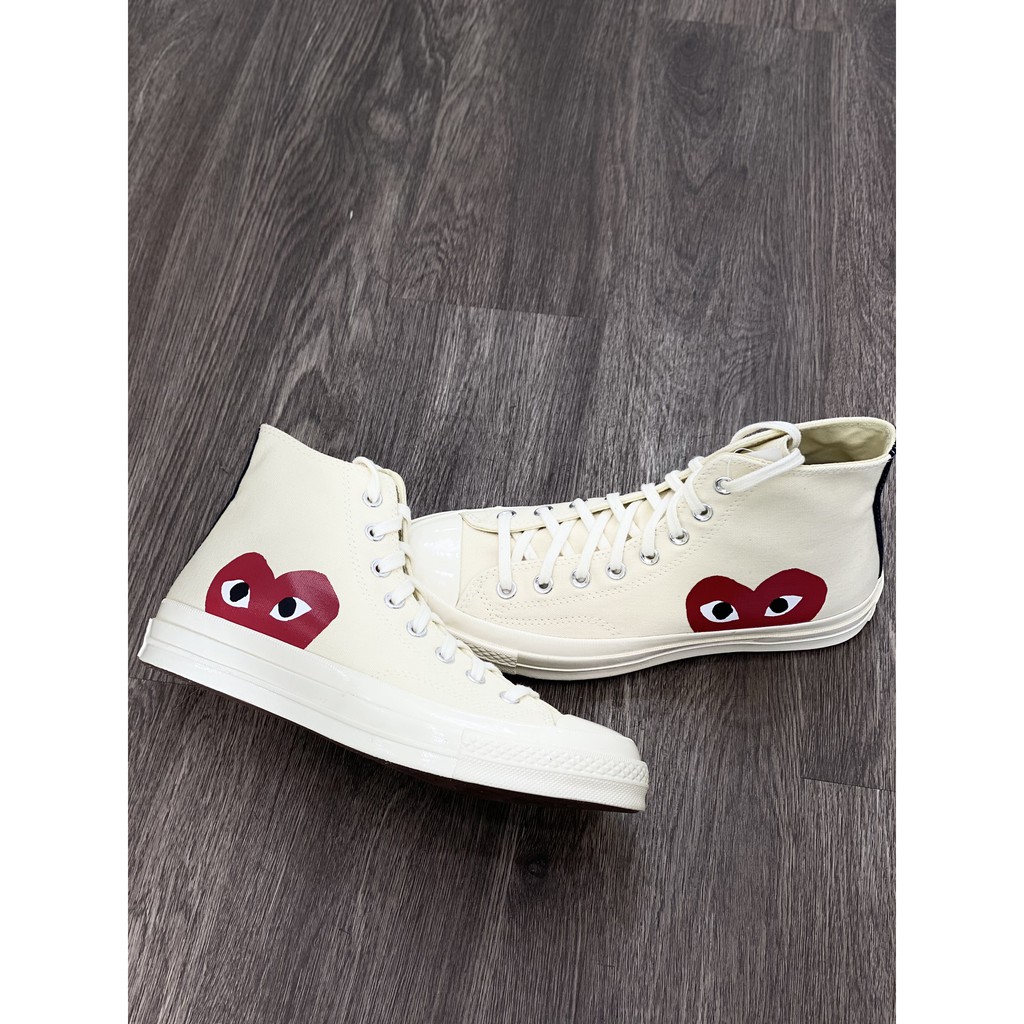 Converse CDG High White | Shopee Việt Nam