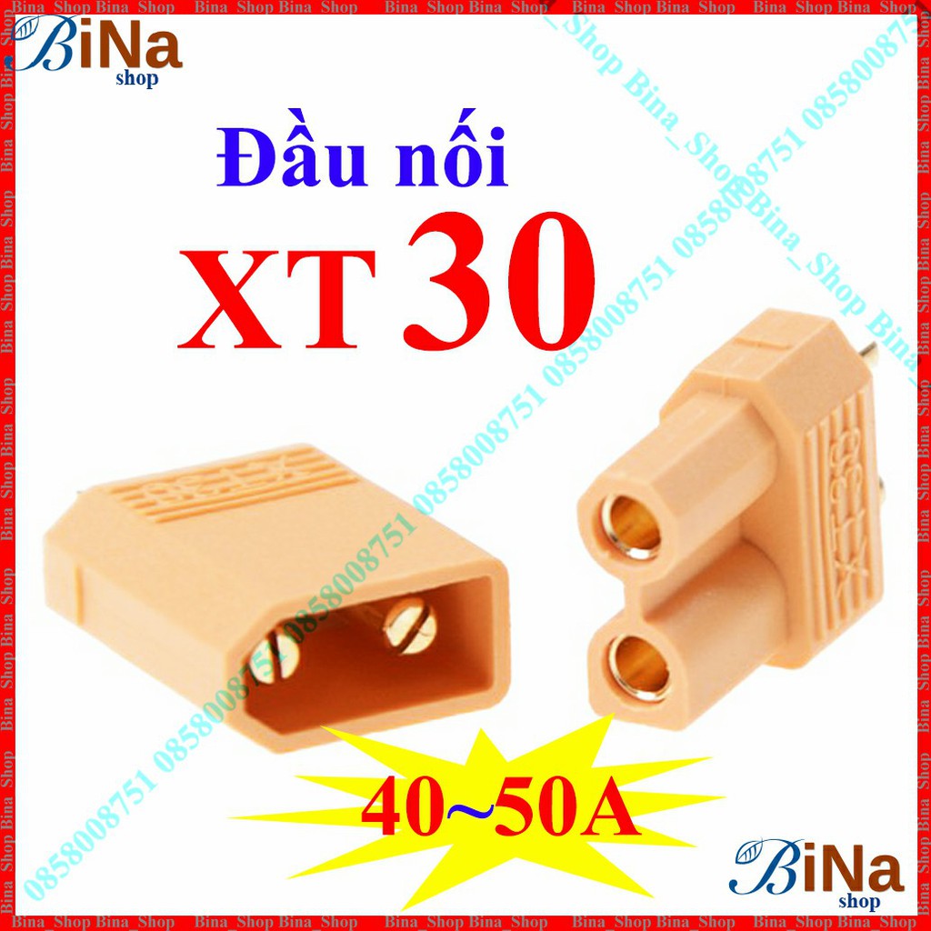 Jack XT30 30A, Đầu nối XT30, Phích cắm nguồn đực/cái | Shopee Việt Nam