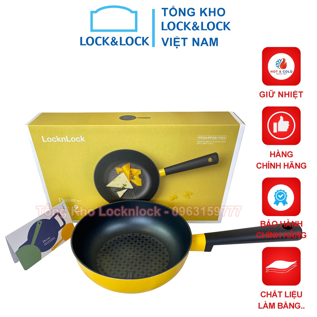 Chảo chống dính Decore Lock&Lock, chảo rán sâu lòng chống dính nhiều ...