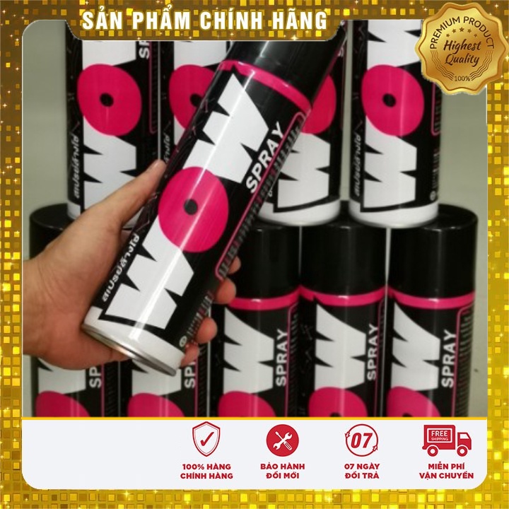Chai xịt vệ sinh sên WOW spray 600ml lube71 | Shopee Việt Nam