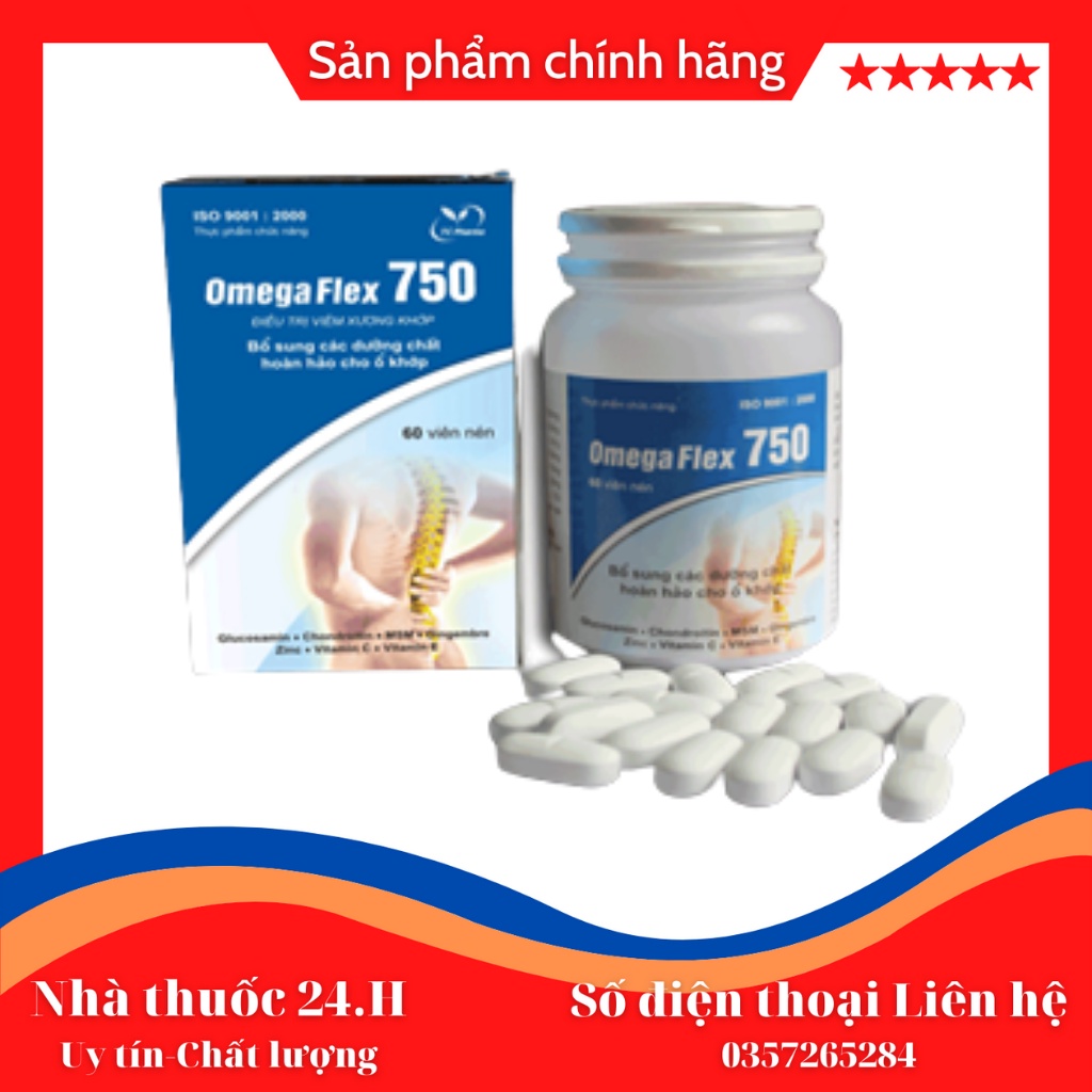 omega Flex 750 ⚡Hiệu quả cao⚡ giúp bổ sung chất dinh dưỡng cấu tạo sụn ...