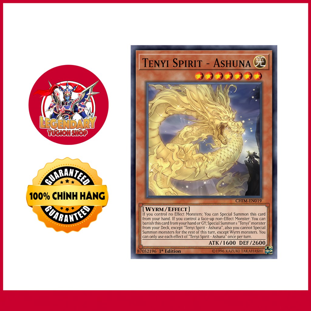 [EN-JP][Thẻ Bài Yugioh Chính Hãng] Tenyi Spirit - Ashuna | Shopee Việt Nam