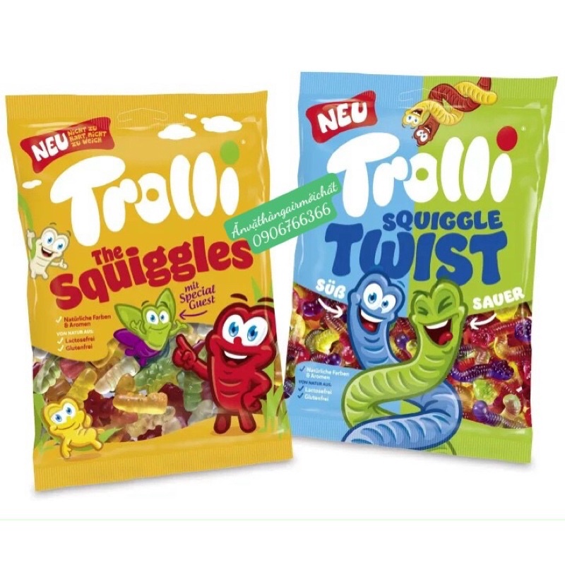 [Date Đẹp 09/2024]Kẹo Dẻo Trolli Squiggle Twist Đức Gói 100 gram ...