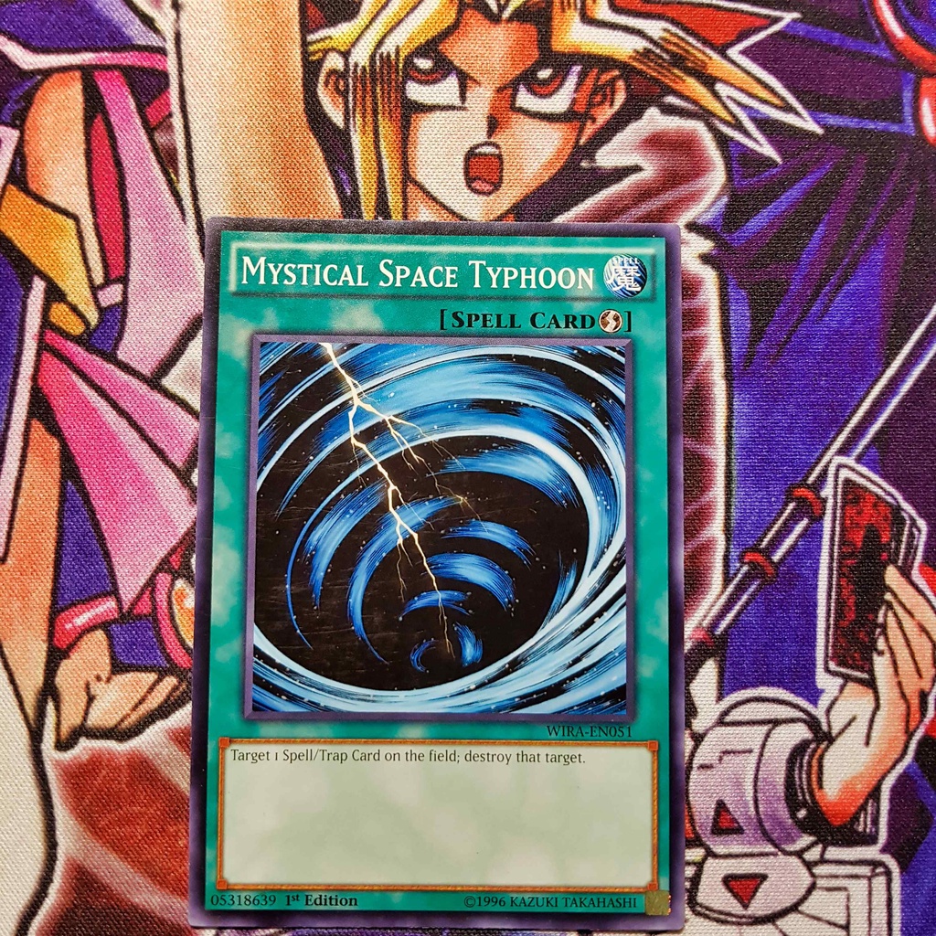 Thẻ bài Yugioh chính hãng | Mystical Space Typhoon | Common | Shopee Việt Nam