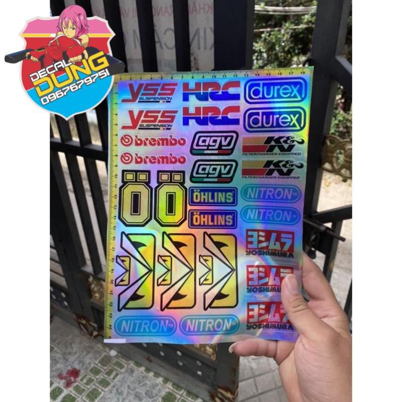 29 Tem Crom logo 7 màu Racing Siêu đẹp | Shopee Việt Nam