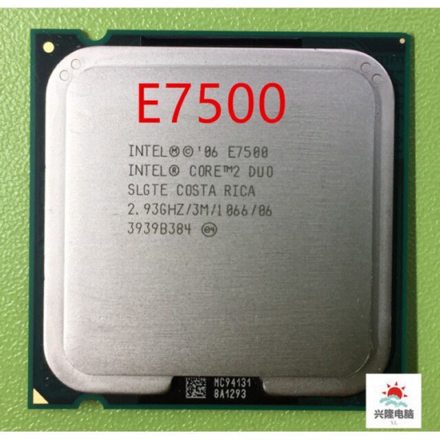 Cpu core 2 duo e7200 e7300 e7400 e7500 socket 775 cho G31, G41 thanh lý ...
