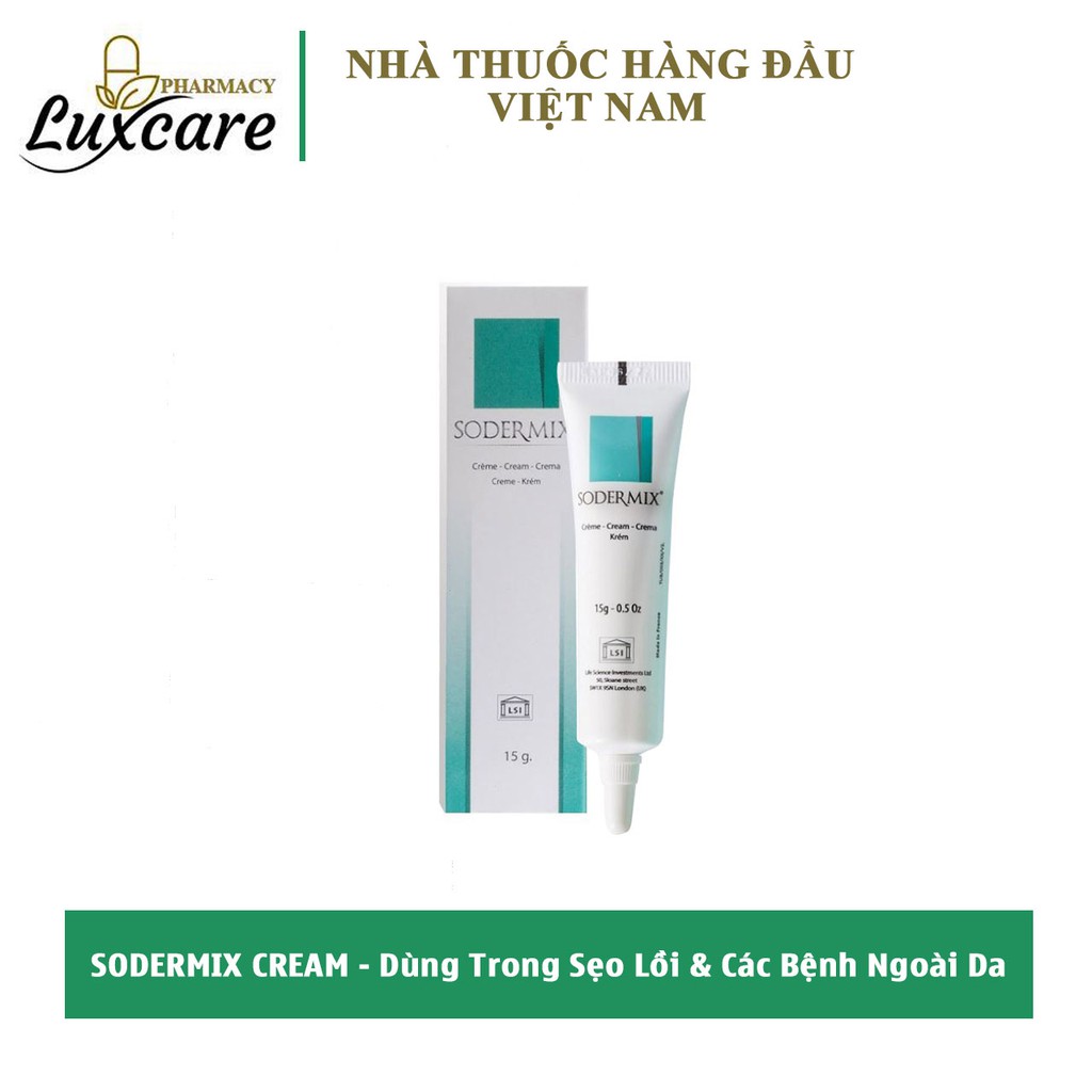 SODERMIX CREAM - Dùng Trong Sẹo Lồi & Các Bệnh Ngoài Da | Shopee Việt Nam
