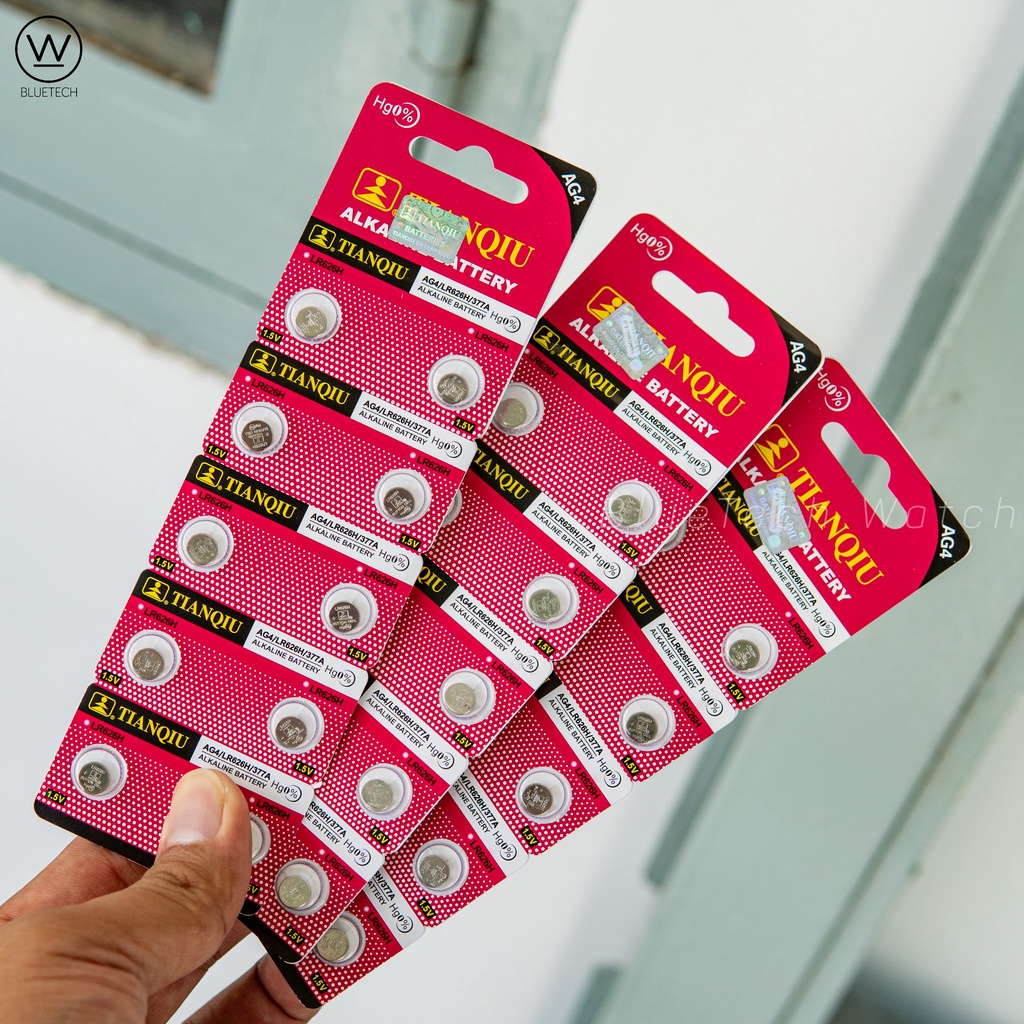Pin đồng hồ AG4 / SR626SW / LR626 / 377 - Vỉ 10 viên | Shopee Việt Nam