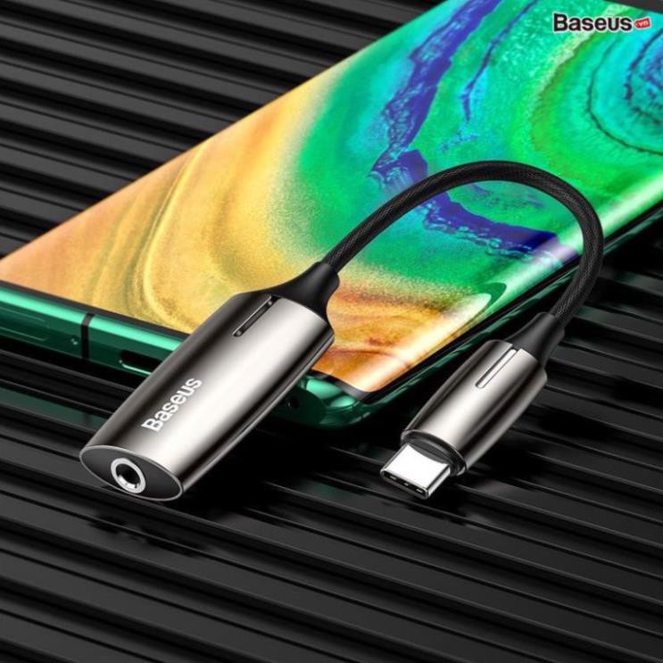 Đầu chuyển Type C sang Type C + Audio AUX 3.5mm Baseus L60 | Shopee Việt Nam