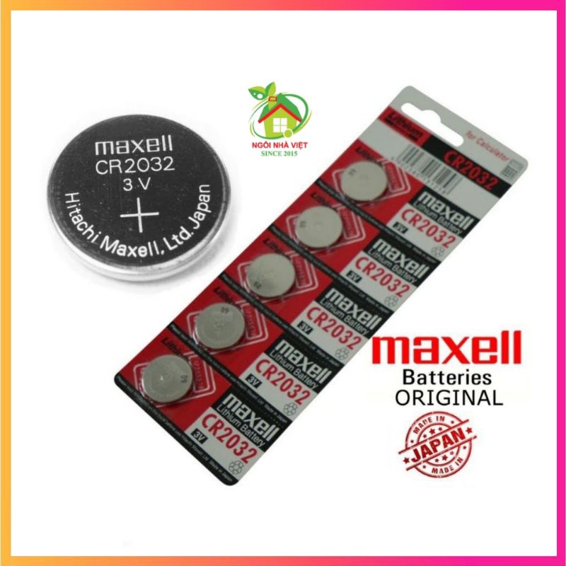 PIN CMOS 3V (xịn, 1 vĩ 5 viên) cho đầu ghi hình CAMERA và LAPTOP ...