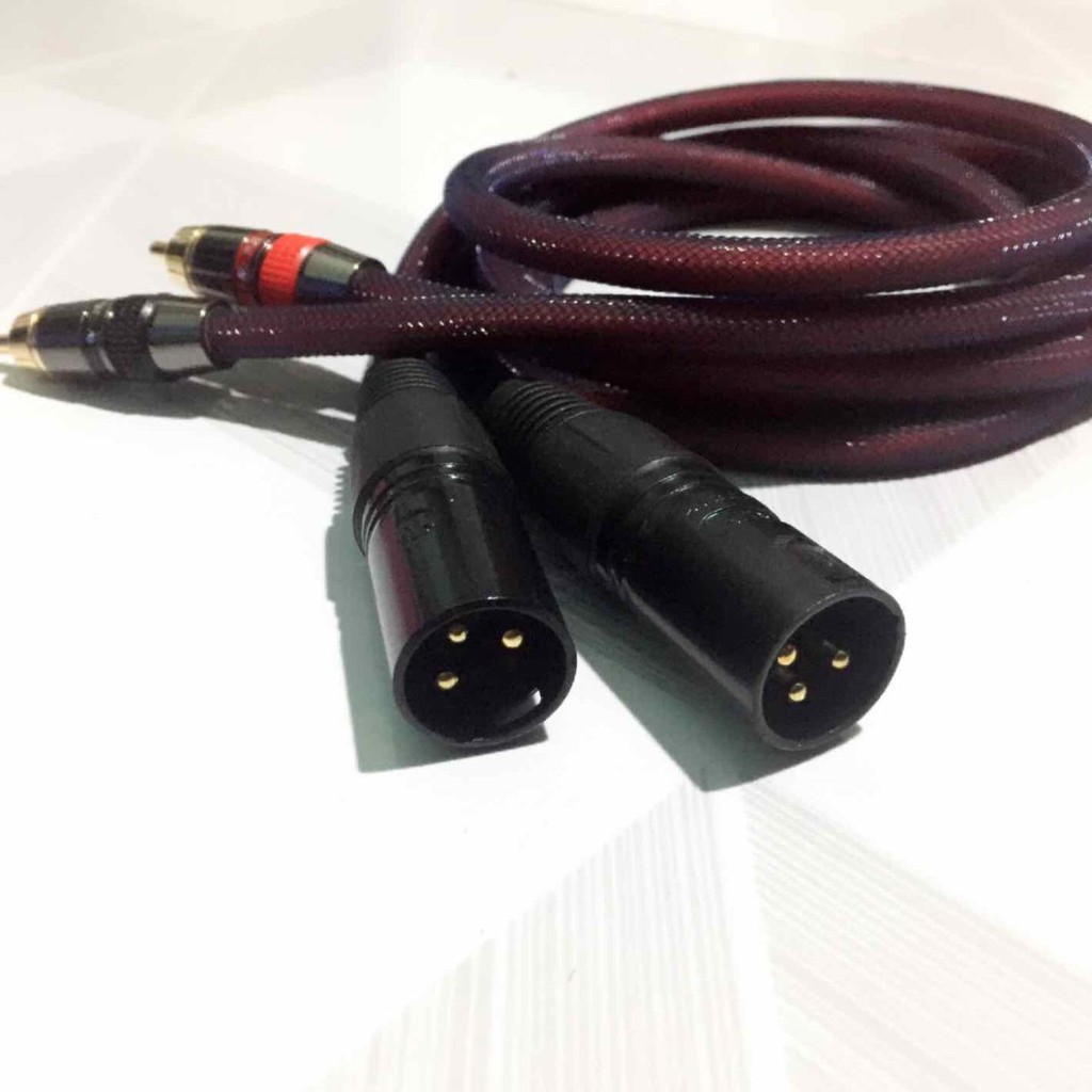 Dây Jack canon đực sang gia sen 02 dây Jack canon ra av | Shopee Việt Nam