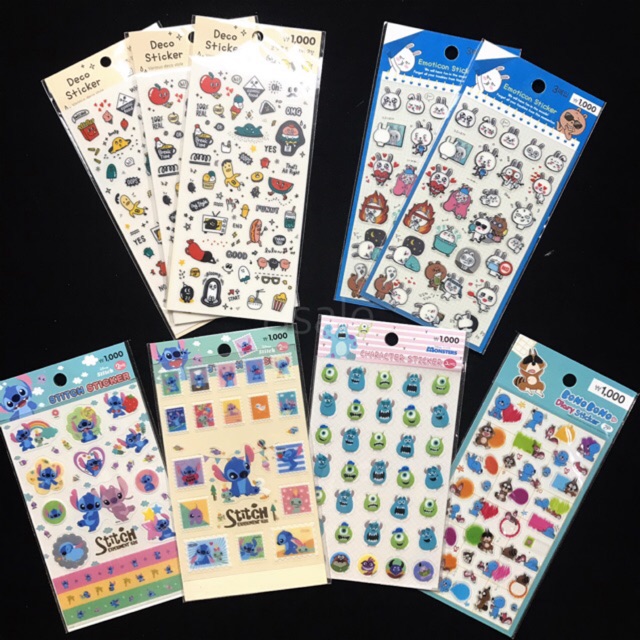 DAISO | Sticker set (miếng dán hình) | Shopee Việt Nam