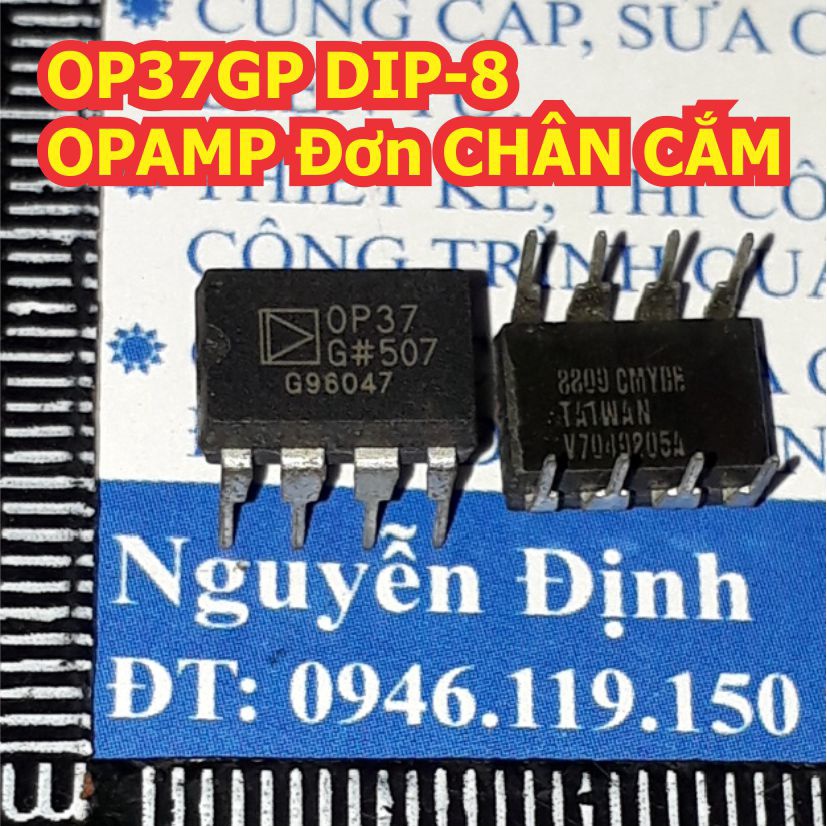 1 con OP37GP OP37 DIP-8 OPAMP Đơn CHÂN CẮM kde1211 | Shopee Việt Nam
