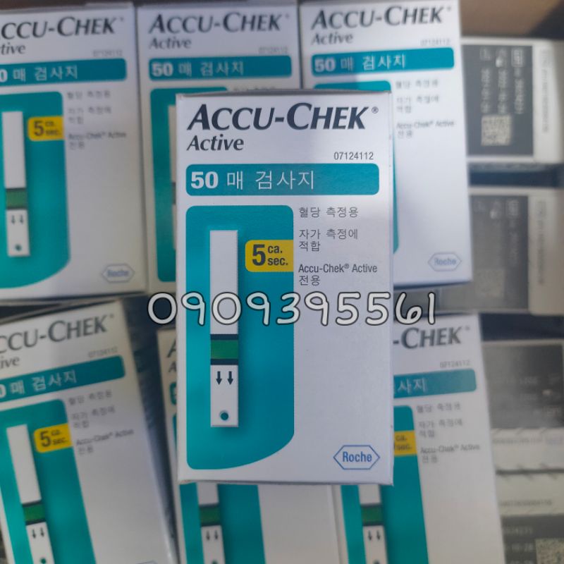 Que thử đường huyết Accu-chek Active ( Hộp 50 que ) | Shopee Việt Nam