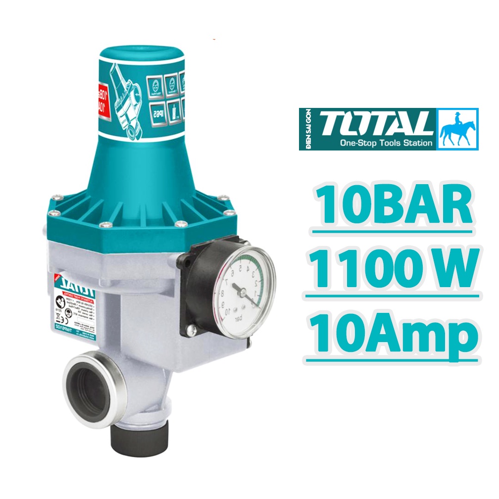Total Máy bơm nước điều khiển tự động 10Bar 10A Automatic Pump Control ...