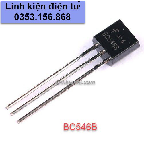 Túi 20 cái BC546 Transistor TO-92 NPN 100mA 65V | Shopee Việt Nam