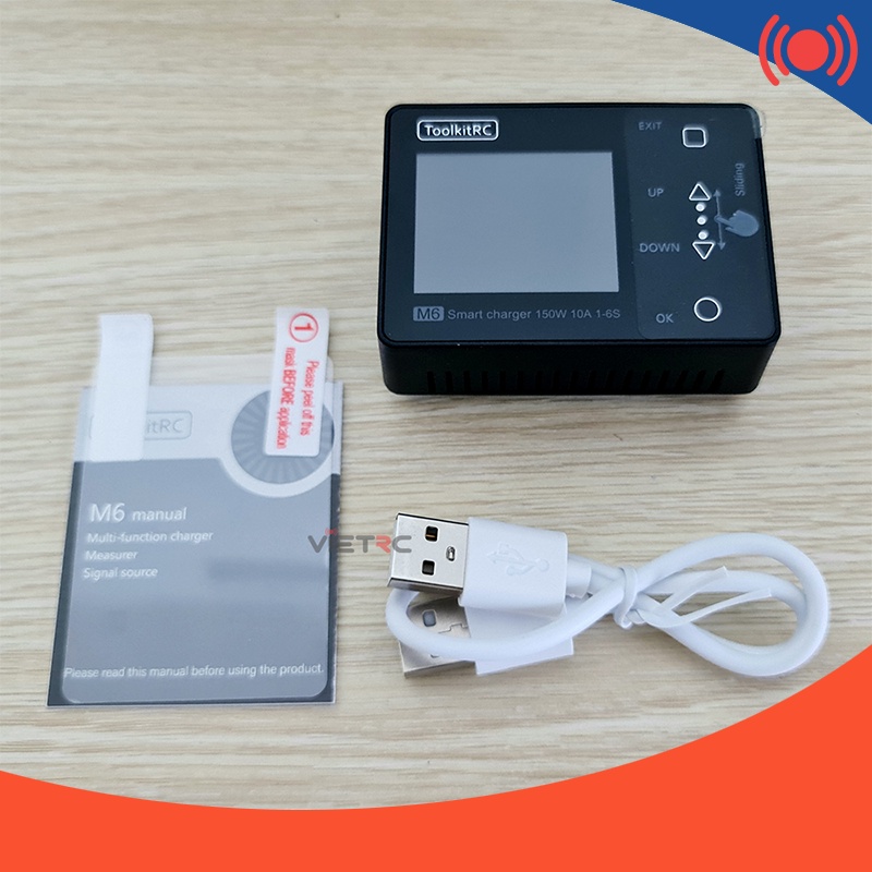 Bộ sạc pin thông minh ToolkitRC M6 V2 150W 10A 1-6S | Shopee Việt Nam