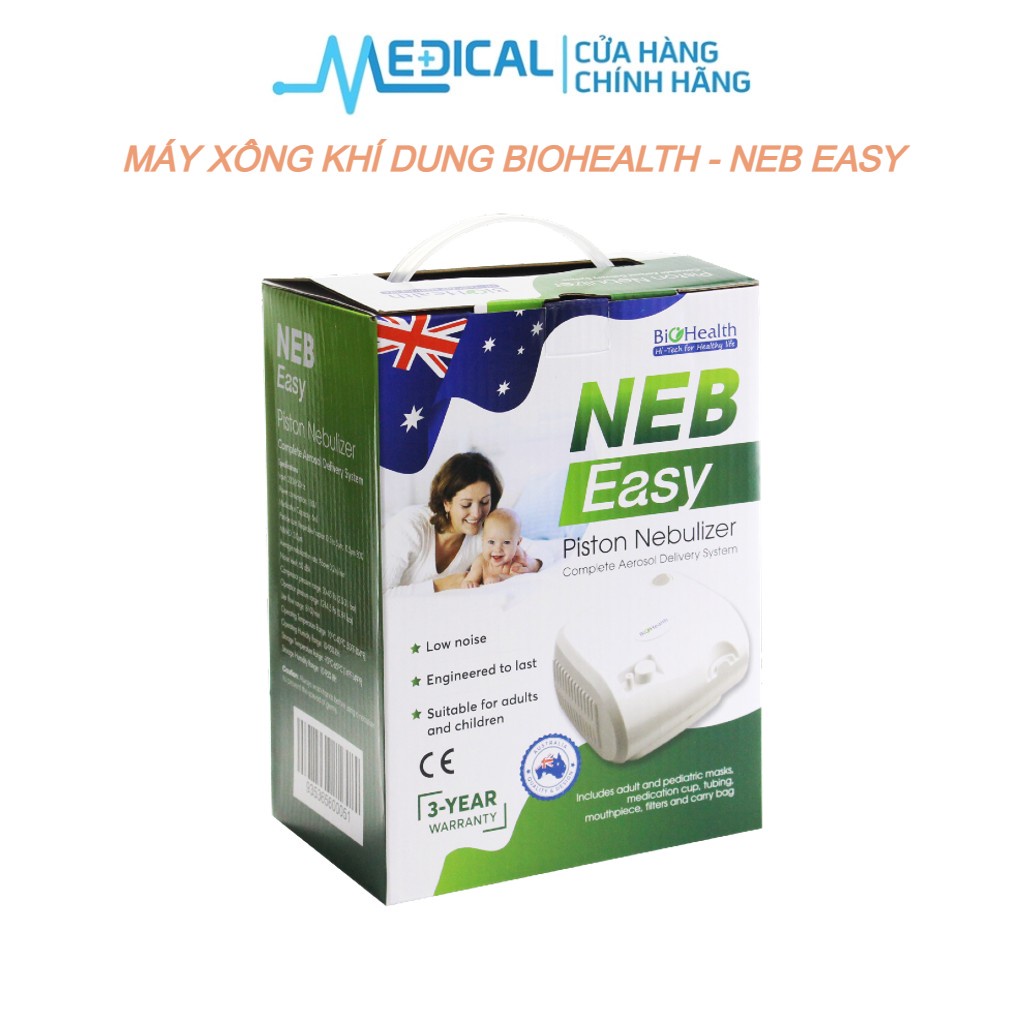 Máy xông khí dung BioHealth NEB Easy/ NEB BASIC ( New) chính hãng bảo ...