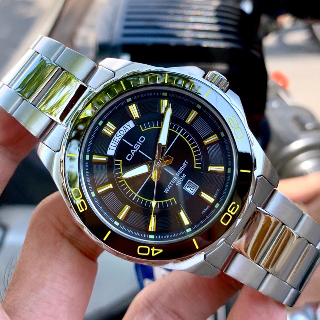 Đồng Hồ Nam Casio Chính Hãng MTD-1076D | Shopee Việt Nam