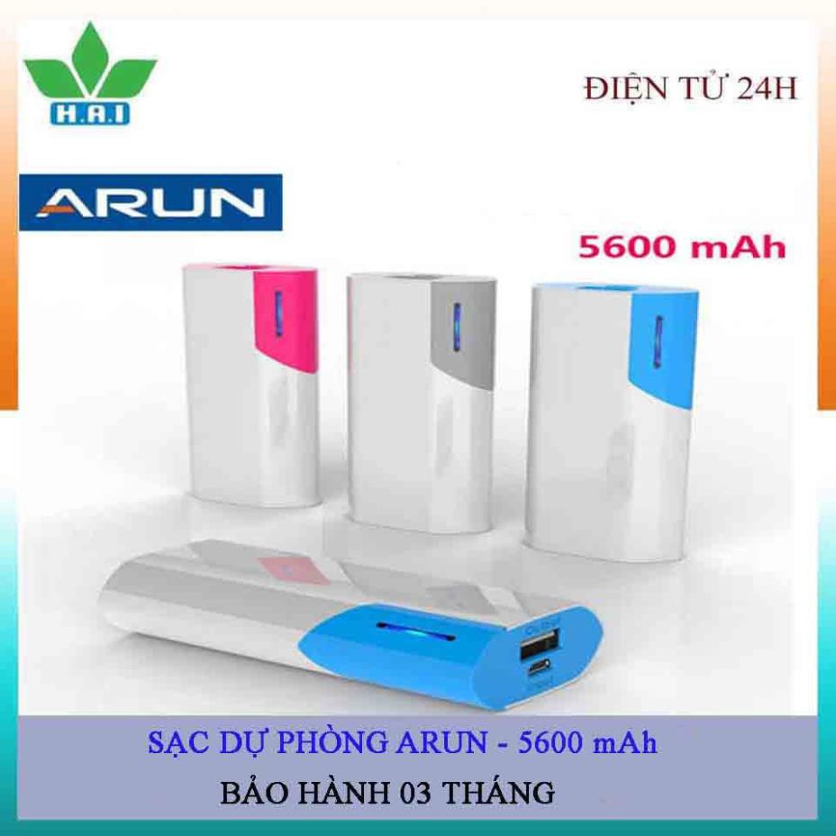 Pin xạc dự phòng ARUN dụng lượng - 5600mAh | Shopee Việt Nam
