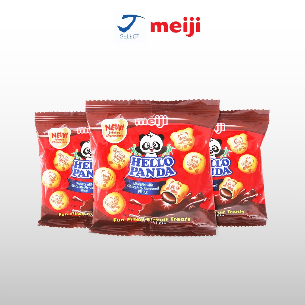 Bánh gấu Meiji Nhật Bản Hello Panda gói 21g vị chocolate | Shopee Việt Nam