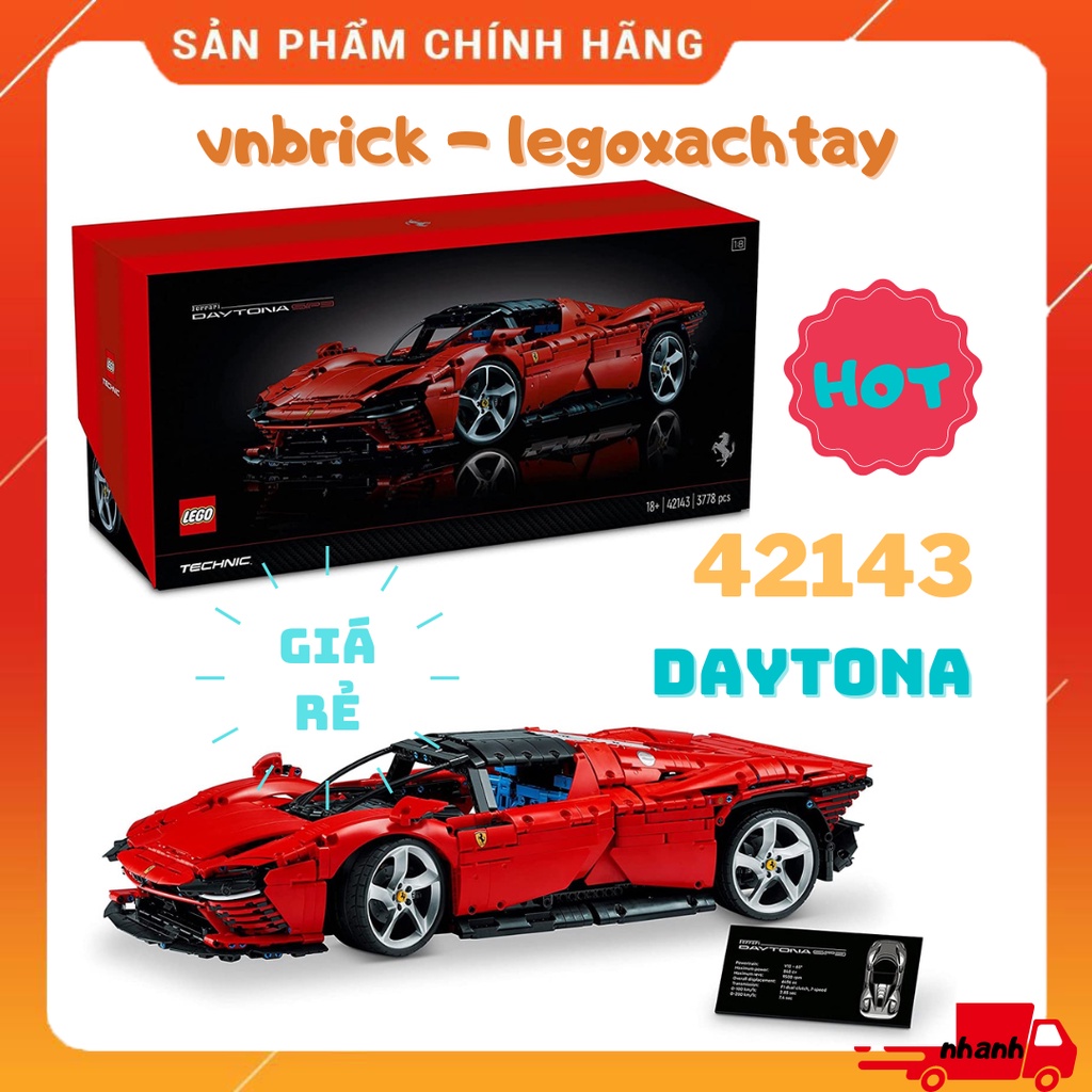 LEGO Technic 42143 Siêu Xe Ferrari Daytona SP3 (3778 chi tiết) | Shopee ...