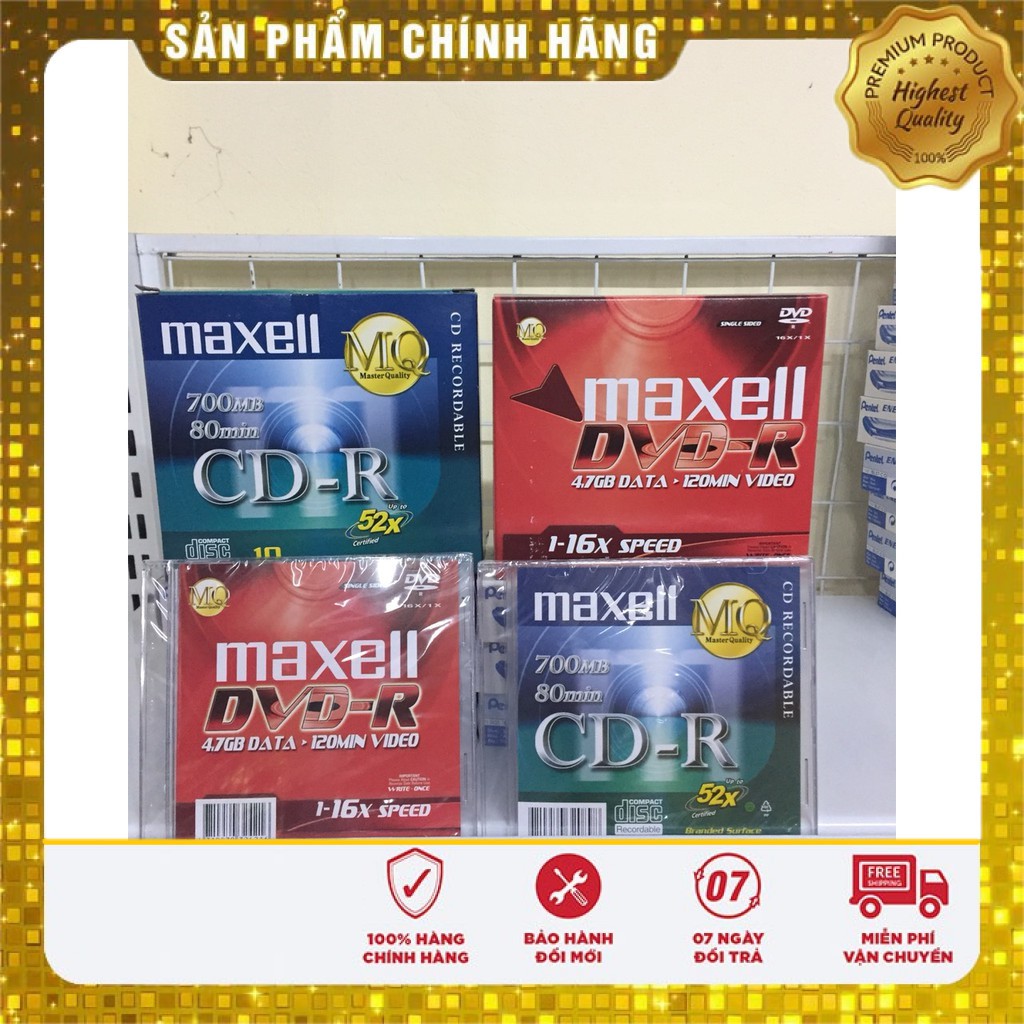 Đĩa CD-DVD Maxell hộp 10 chiếc | Shopee Việt Nam