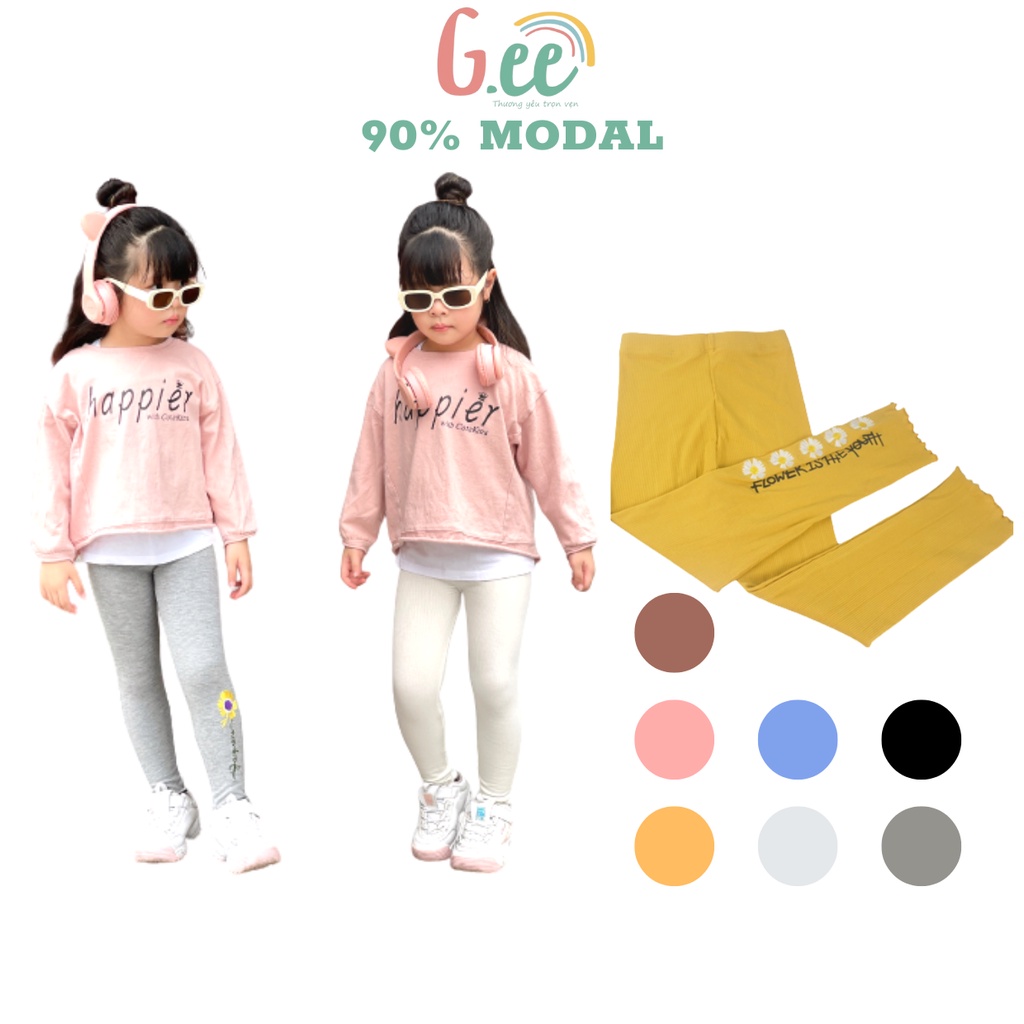 Quần Legging Len Tăm Gee Cho Bé Gái 10-50kg, Quần Dài Trẻ Em Lót Lông ...