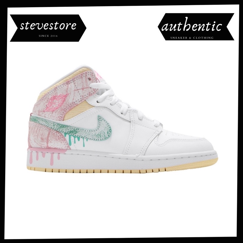 Giày Jordan chính hãng mid "ice cream" dd1666100 | Shopee Việt Nam