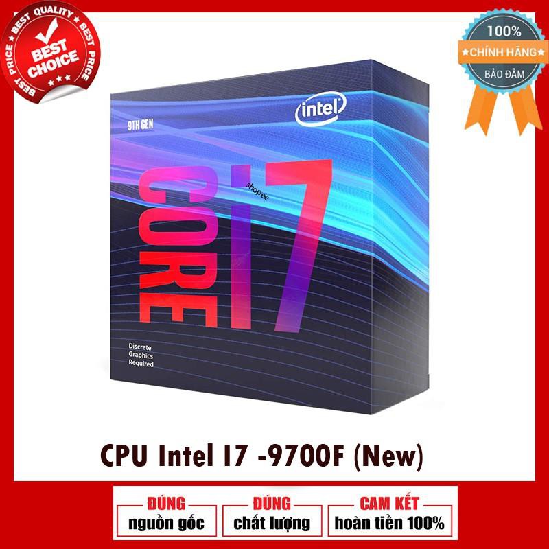 Bộ vi xử lý / CPU Intel Core i7-9700F Full Box [MUA TRAY TẶNG FAN] | Shopee Việt Nam