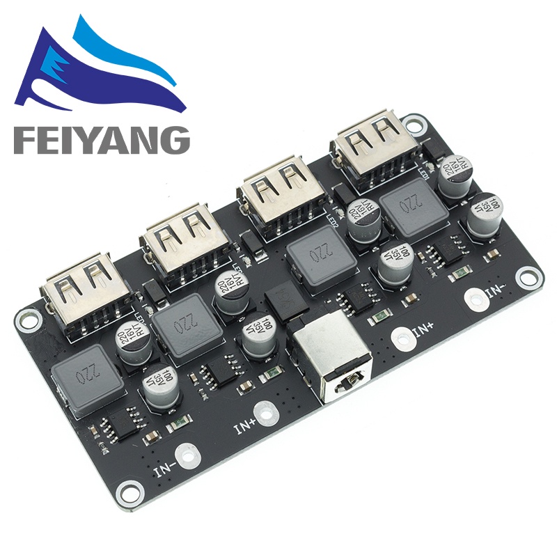 Mô Đun Hạ Áp QC3.0 QC2.0 USB DC-DC 6-32V 9V 12V 24V Sang 5V | Shopee ...