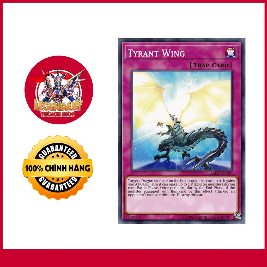 [Thẻ Bài Yugioh Chính Hãng] Tyrant Wing | Shopee Việt Nam