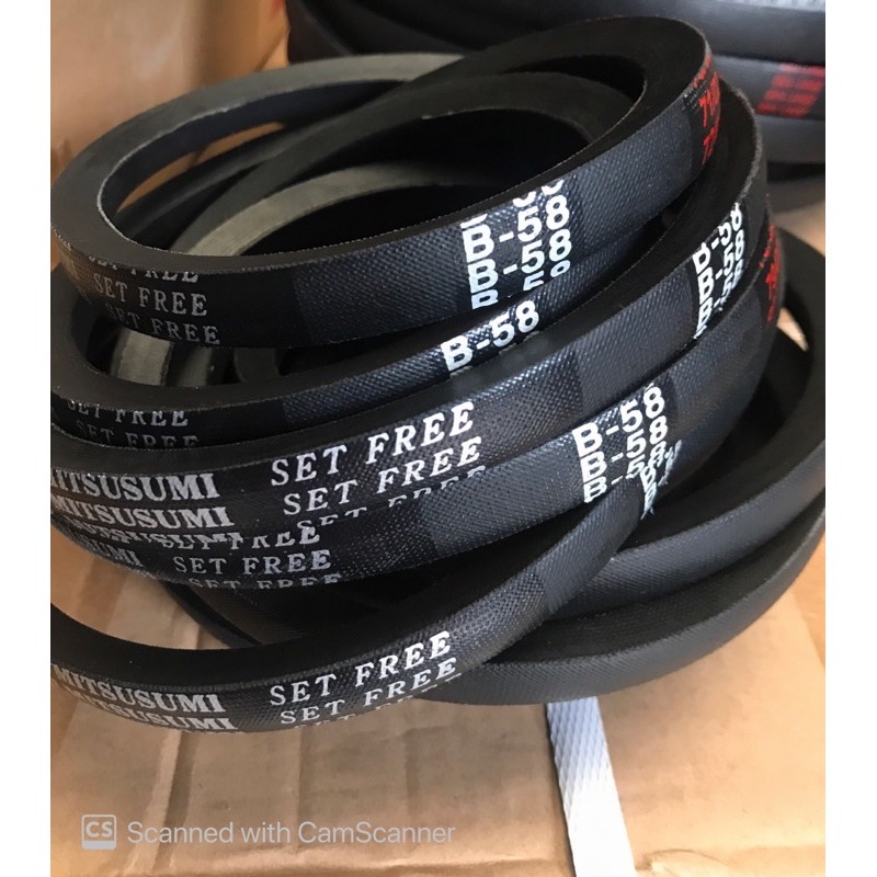 Dây curoa BẢN B to B55 B56 B57 B58 B59 B60 dây dày, chịu lực tốt ...