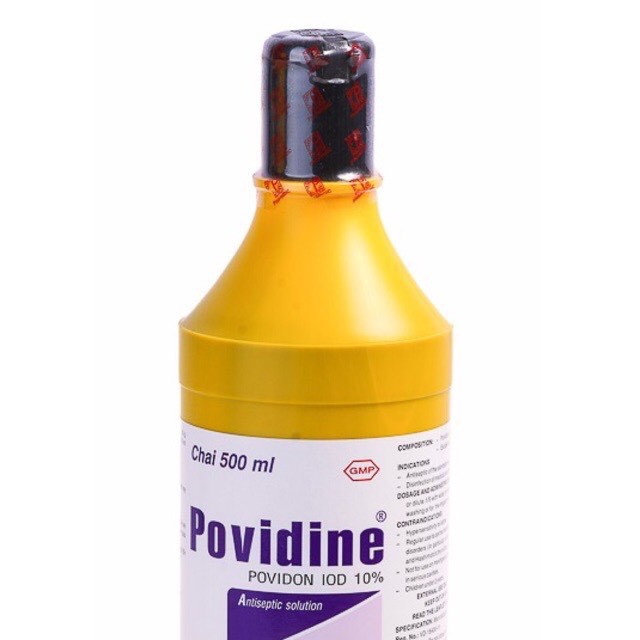 Dung Dịch S.Khuẩn Povidine 500ml ( Chai Lớn ) | Shopee Việt Nam