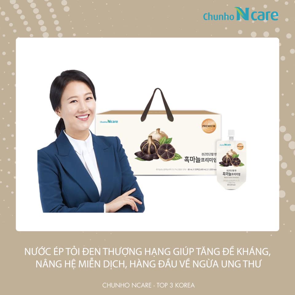 NƯỚC ÉP TỎI ĐEN THƯỢNG HẠNG CHUNHO NCARE | Shopee Việt Nam