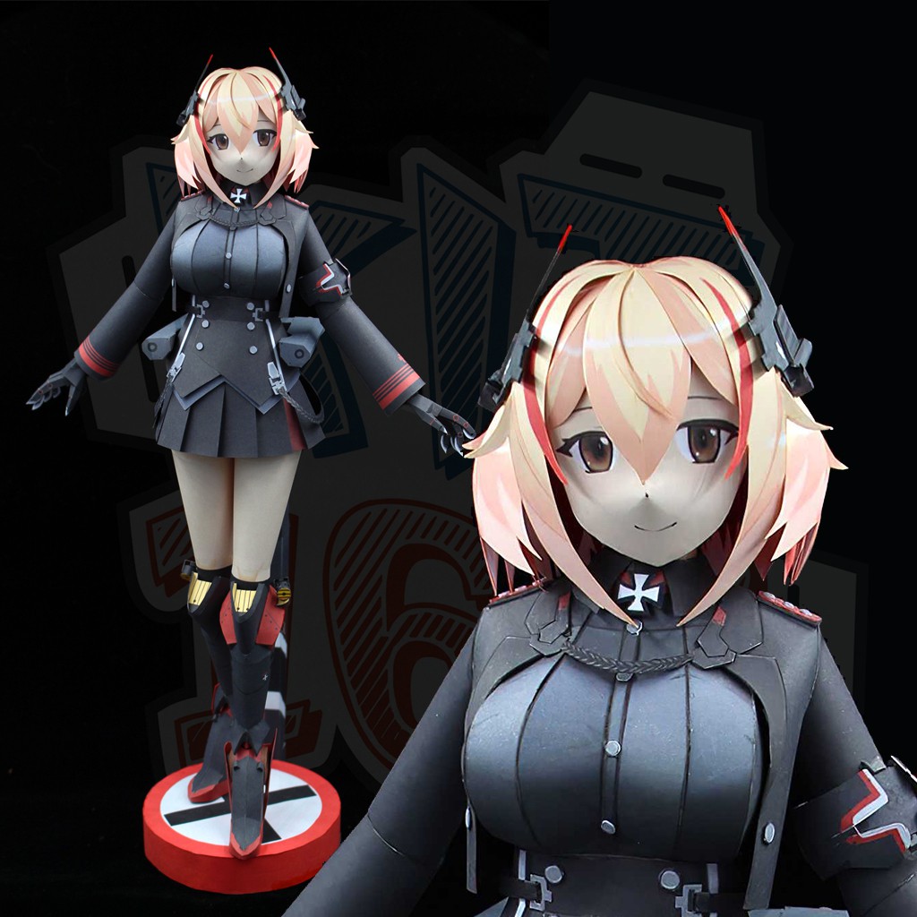 Mô hình giấy Anime Game KMS Roon – Azur Lane | Shopee Việt Nam
