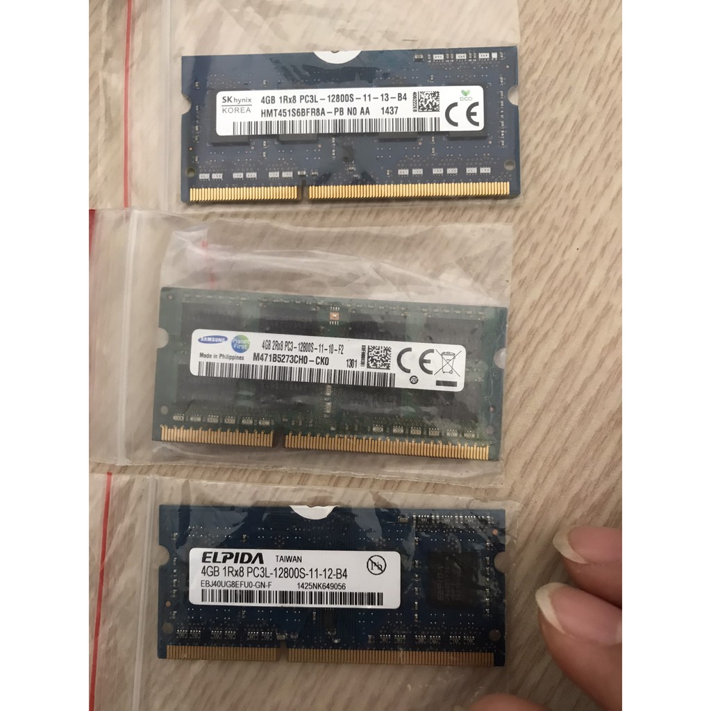 Ram Laptop cũ tháo máy PC3L-4Gb bus 1600 | Shopee Việt Nam