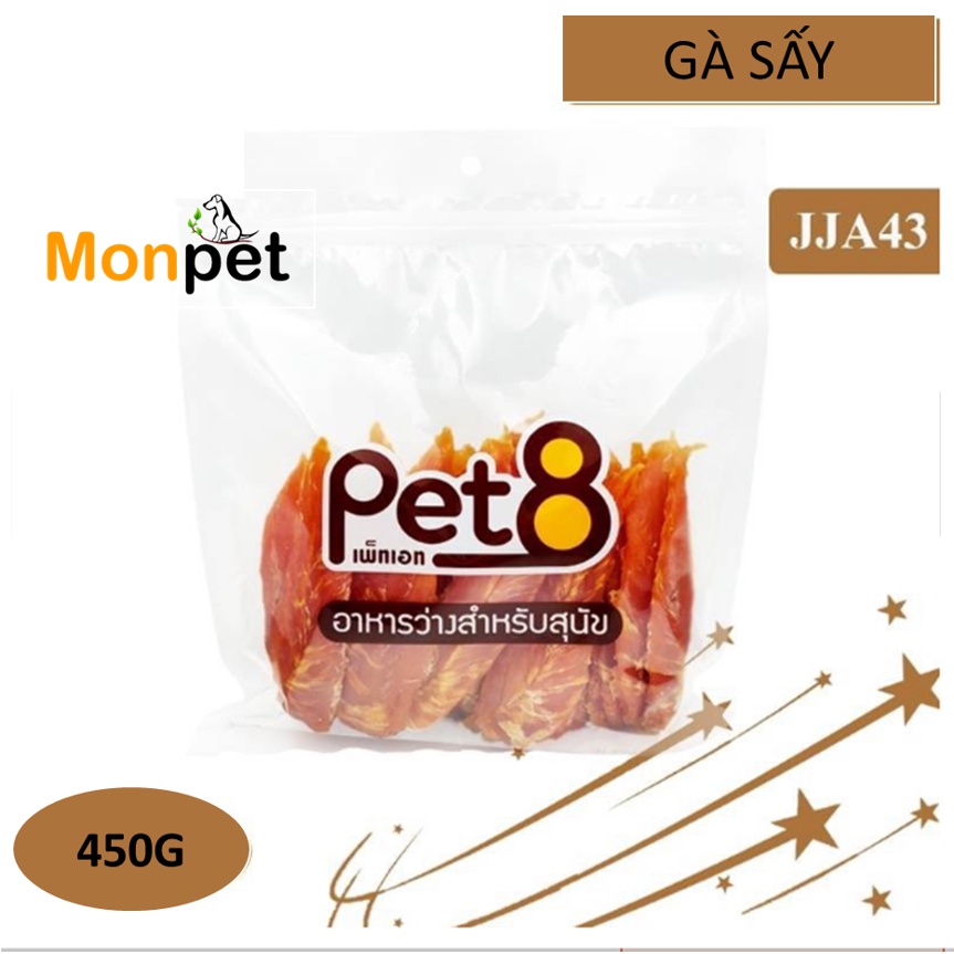 Xương gặm, Bánh thưởng sạch răng Gà Pet8 Thái Lan cho chó (bịch lớn) | Shopee Việt Nam