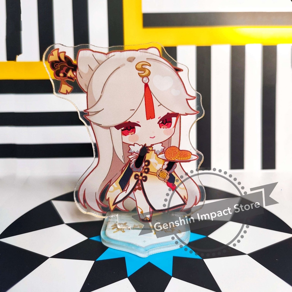 Mô hình standee tượng mica Genshin Impact (Liyue) Xiao Zhongli Childe ...