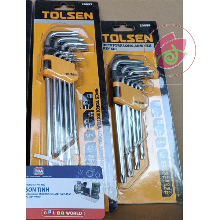 Lục giác bông bộ 9 cây ngắn Tolsen 20056 , dài 20057 | Shopee Việt Nam