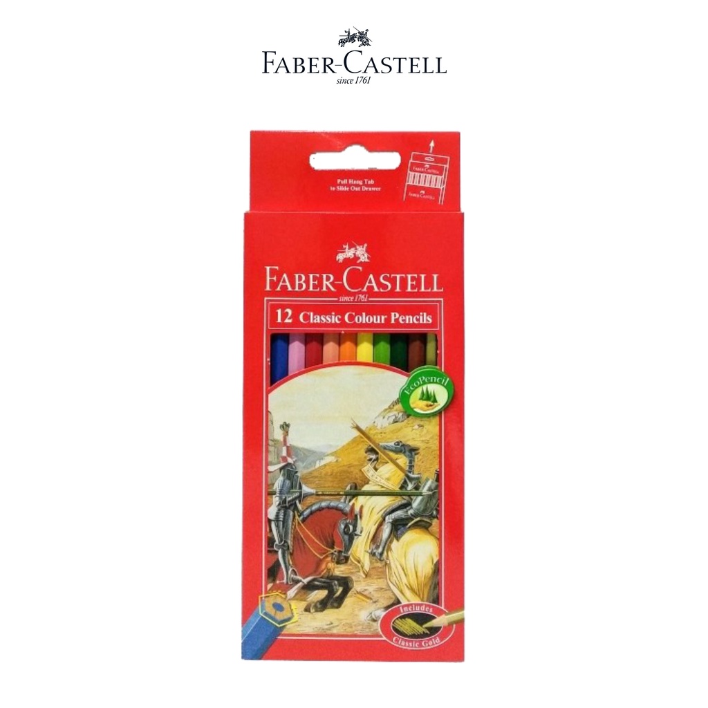 [OFFICIAL] Chì Màu Khô Classic Knight Faber-Castell | Shopee Việt Nam