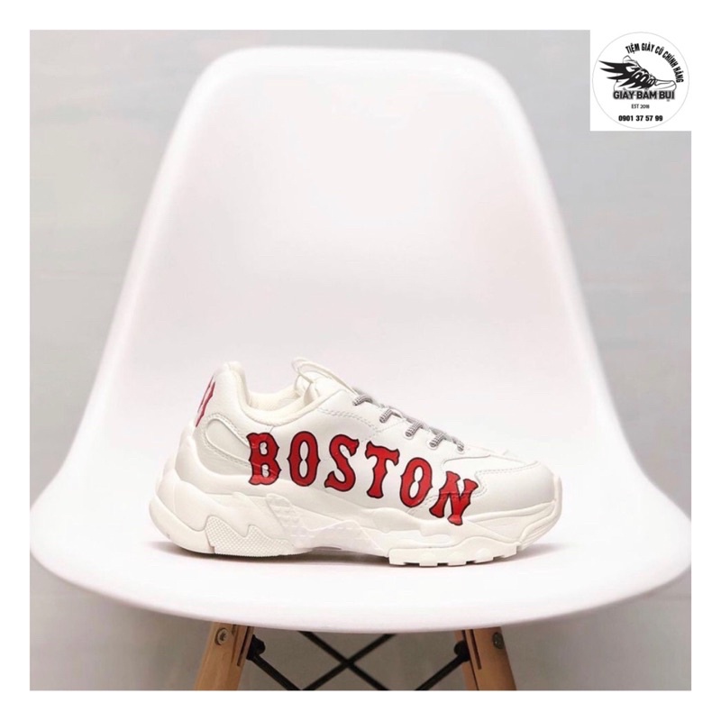 [CHÍNH HÃNG] Giày MLB chunky chữ Boston màu đỏ, đế nâng chiều cao ...
